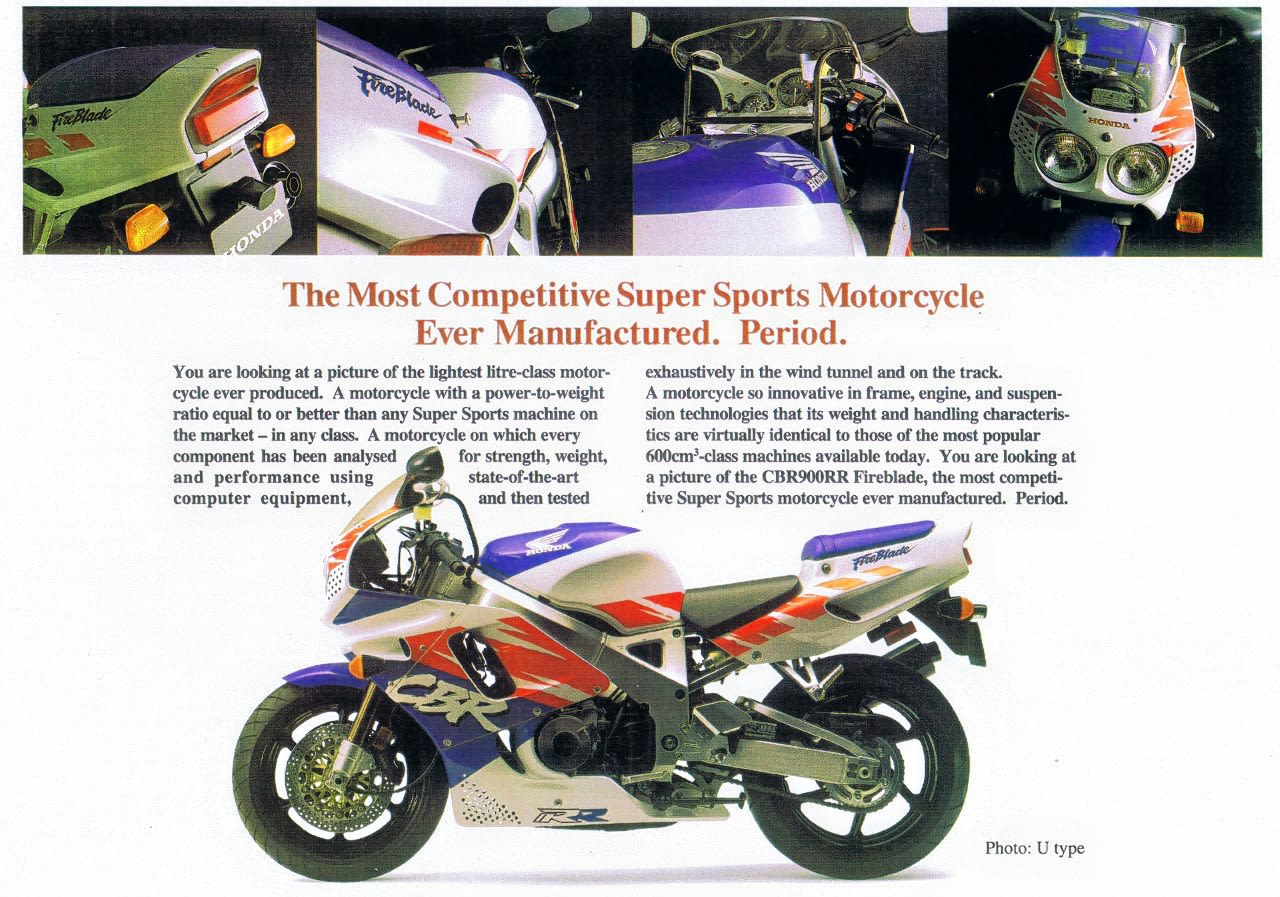 Tadao Baba e la Honda CBR900RR FireBlade